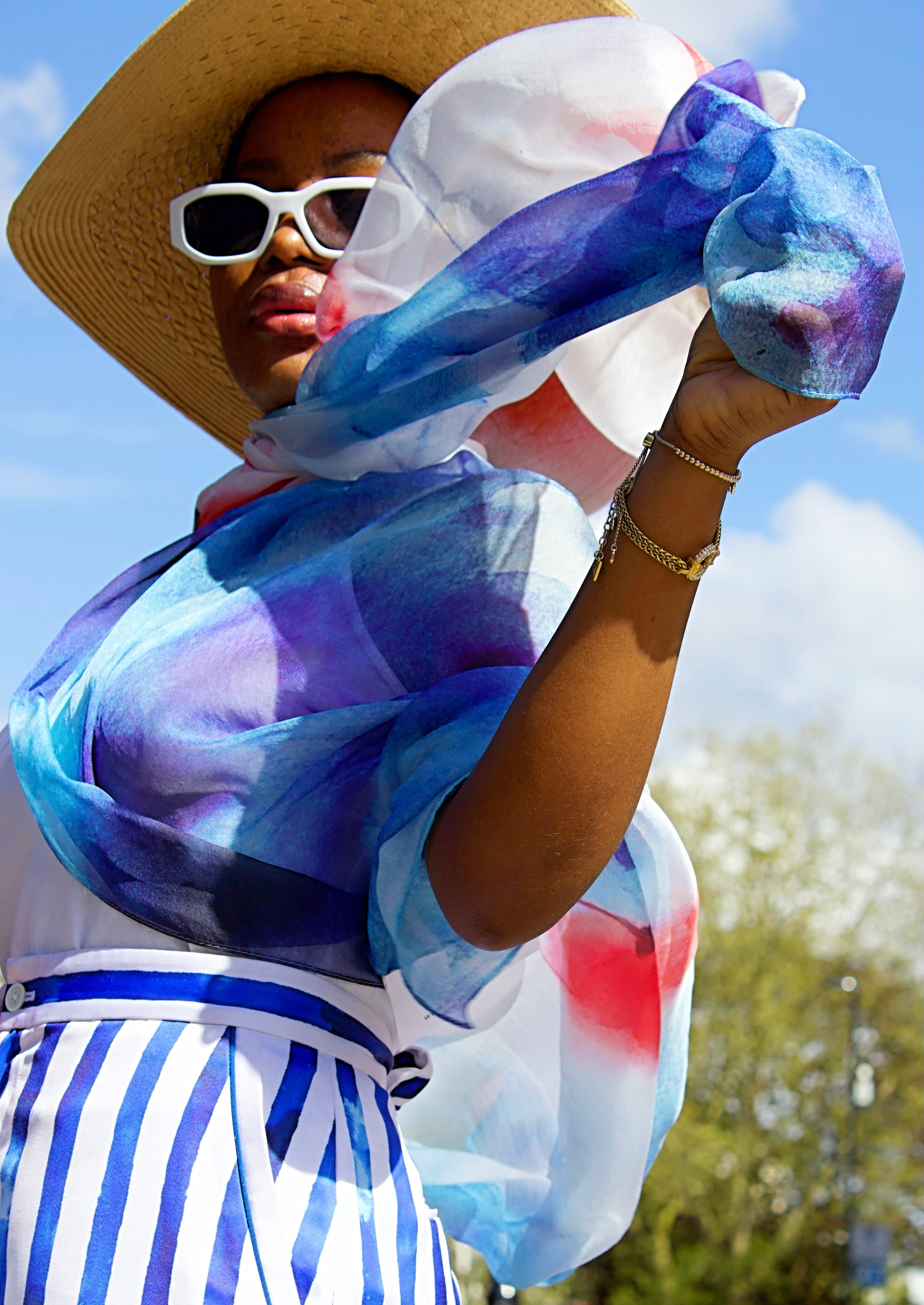 100% Pure Mulberry Silk Rectangular Scarves - AfroHairCandy