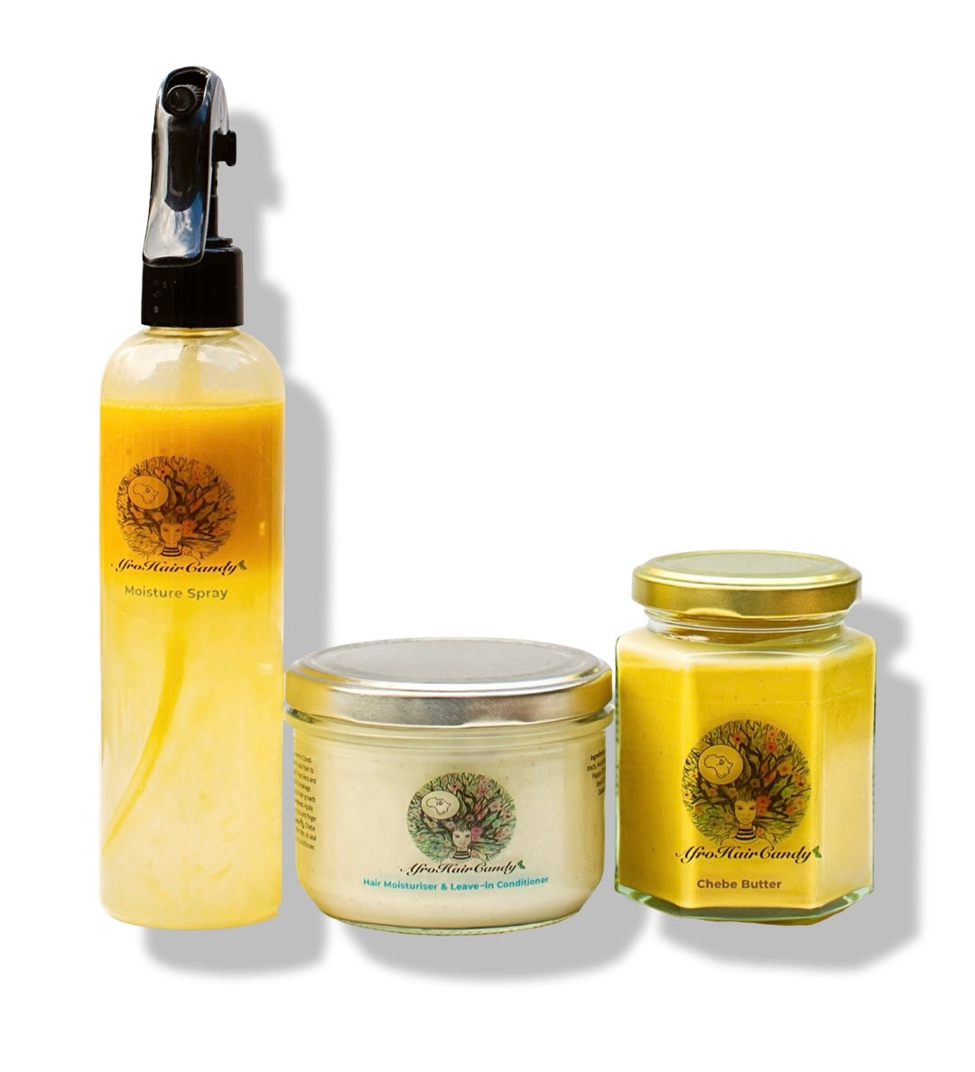 AfroHairCandy LOC Method Set – Natural Hair Care for Ultimate Hydration