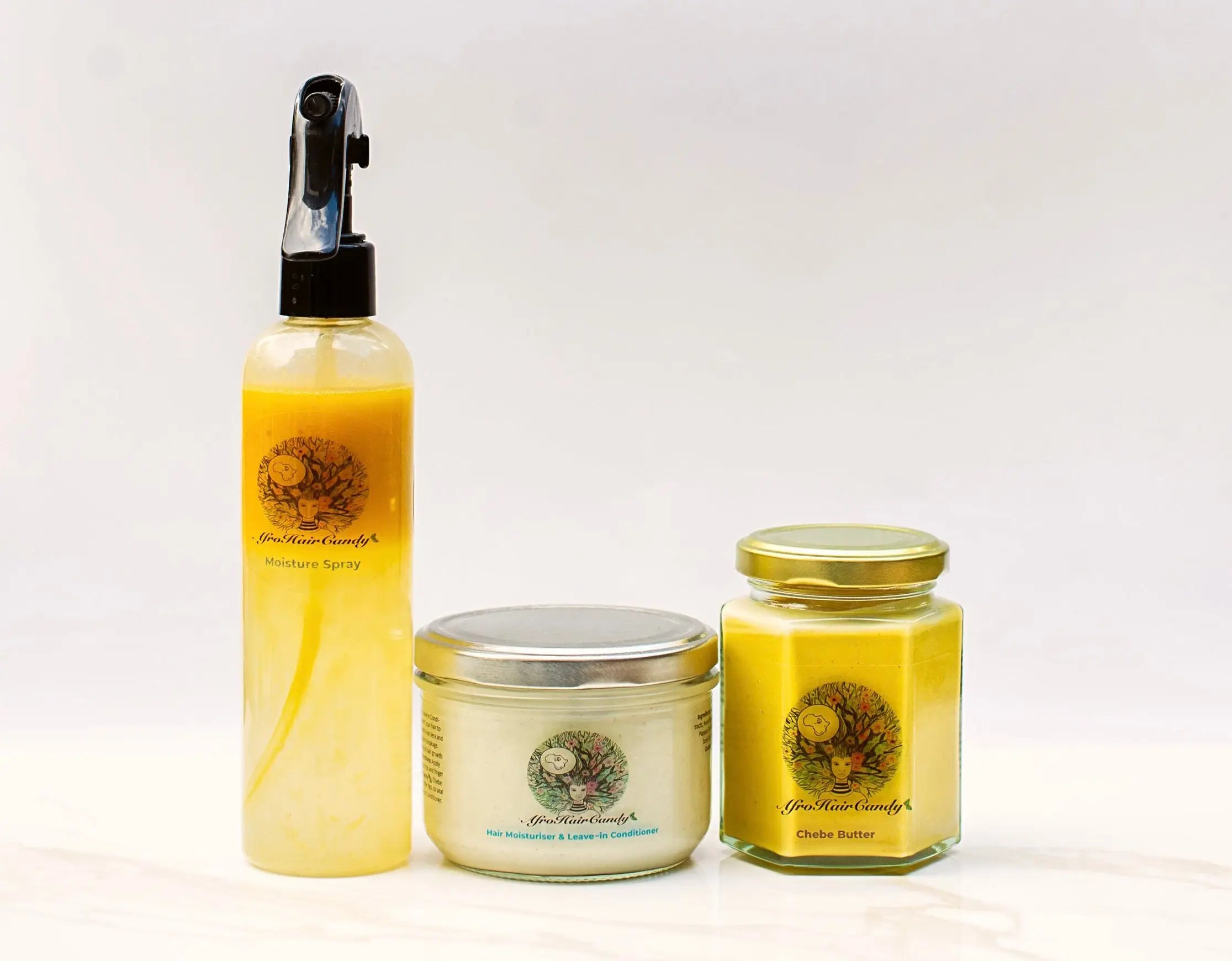 AfroHairCandy LOC Method Set – Natural Hair Care for Ultimate Hydration